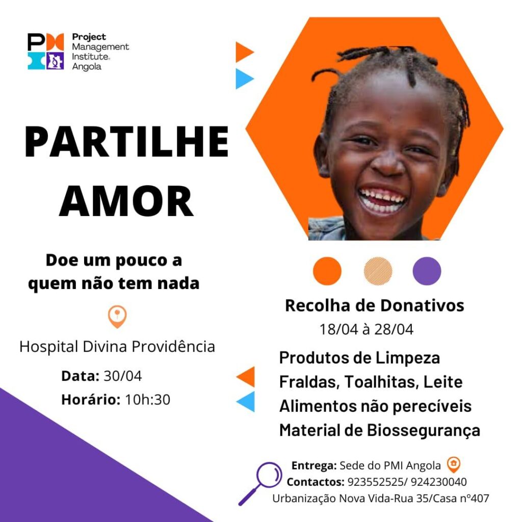 PARTILHA AMOR – PMI Angola Chapter