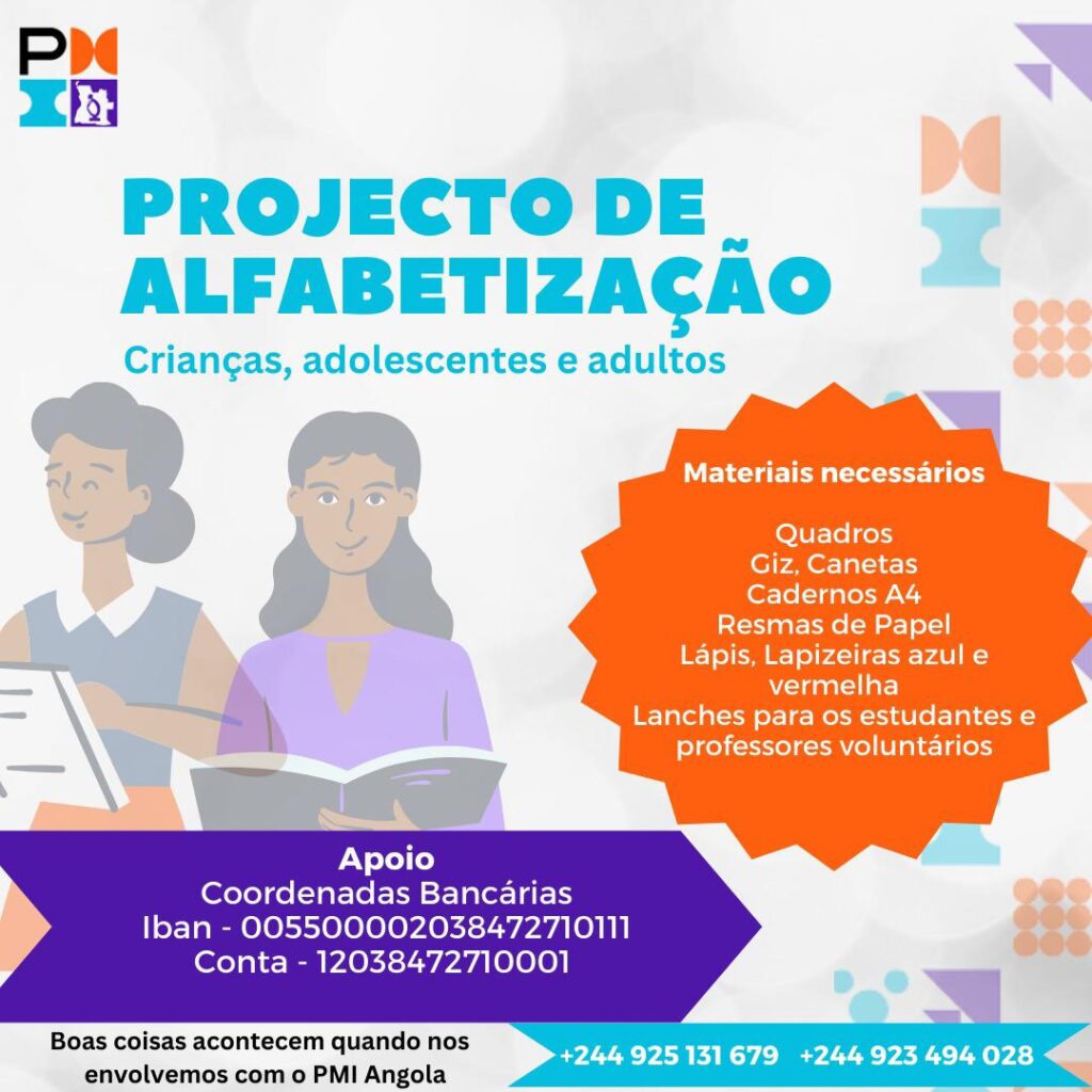 PMI Angola Chapter – Boas coisas acontecem quando nos envolvemos com o ...